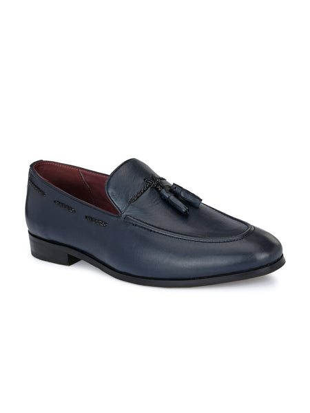 Baizen Blue Tassel Loafers – Sanfrissco